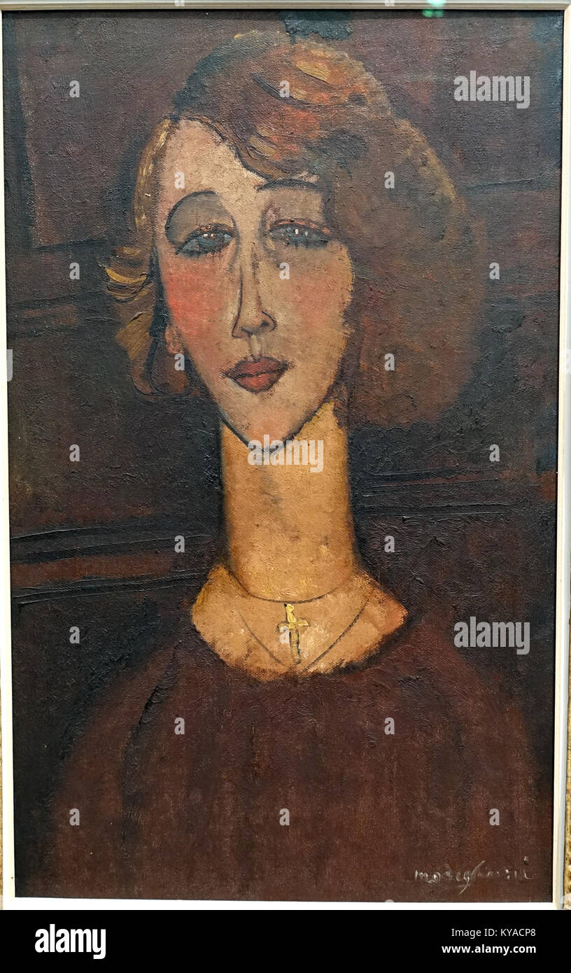 *Renee*, a portrait painted by Amedeo Modigliani in 1917, is an oil ...