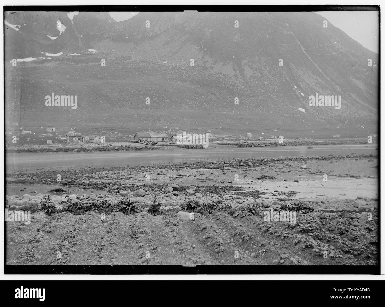 Fjords aerial Black and White Stock Photos & Images - Alamy