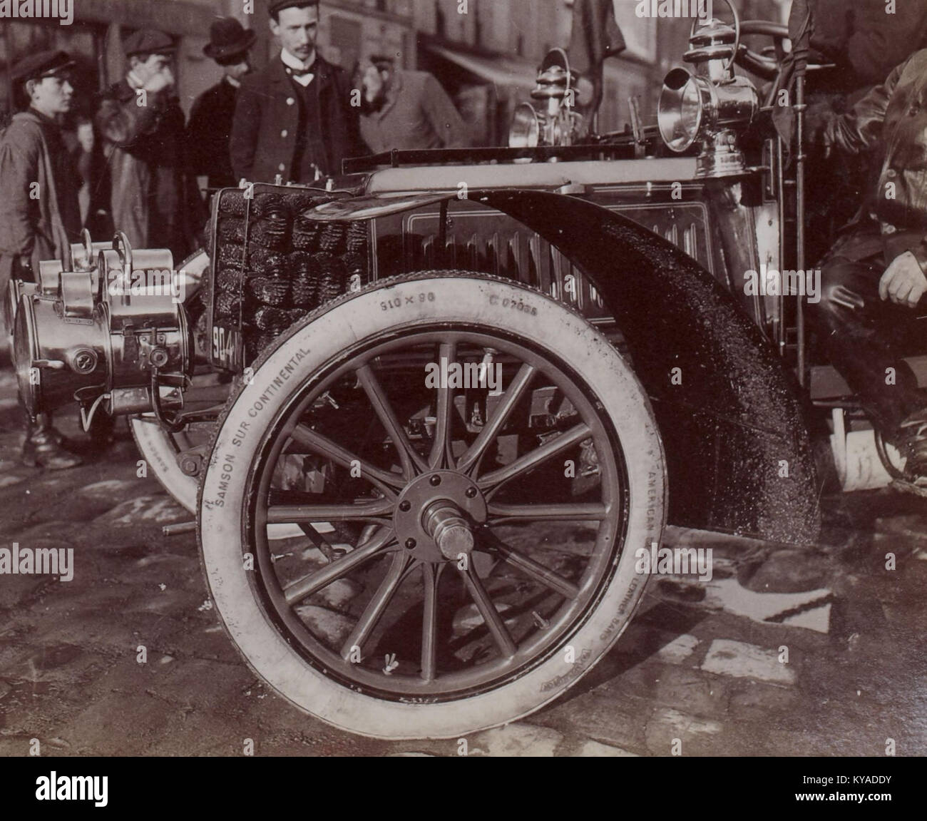 Pneumatique Samson sur Continental de 1905 (Concours de la roue, à ...