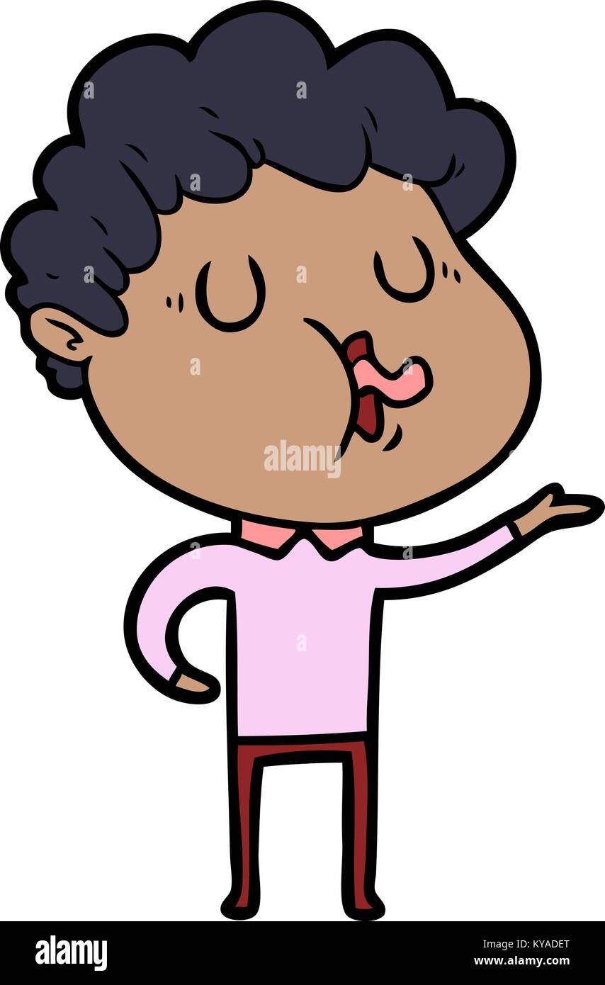 cartoon man singing Stock Vector Image & Art - Alamy