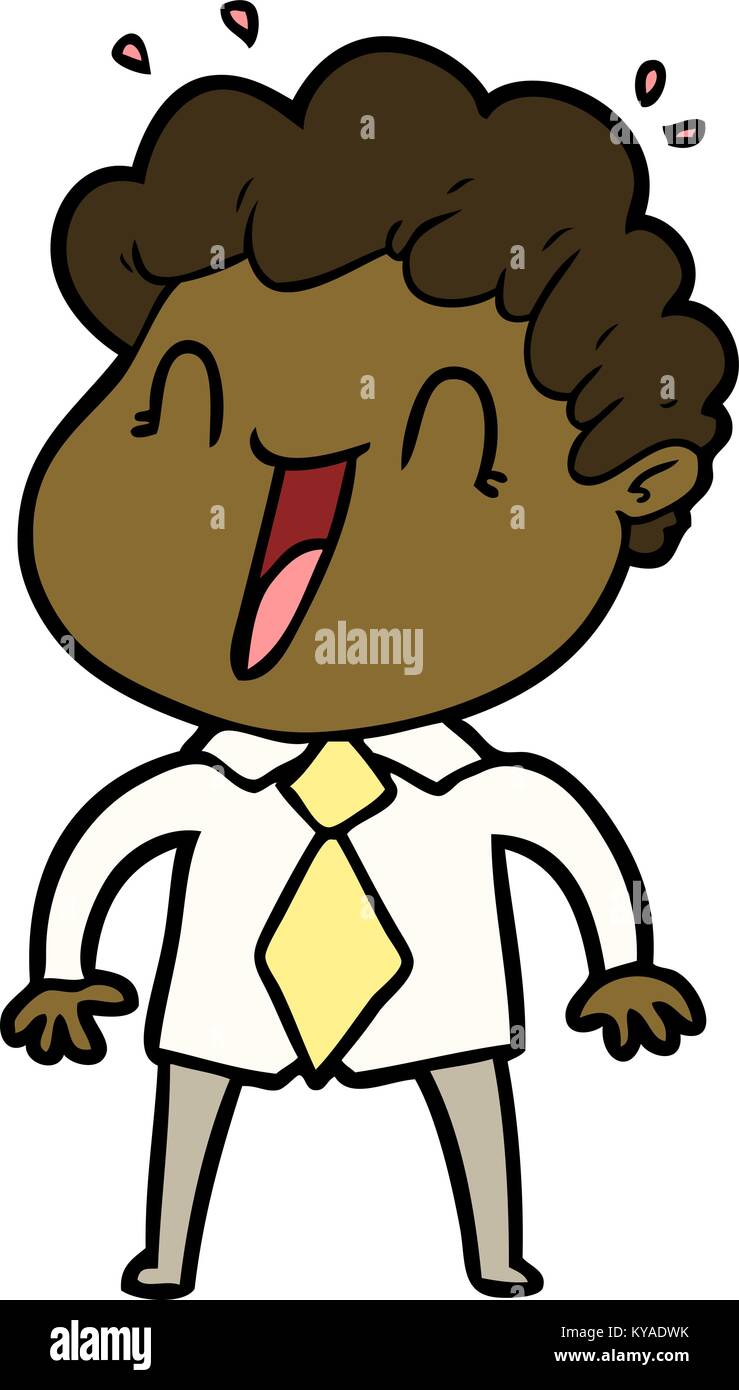 cartoon happy man Stock Vector Image & Art - Alamy