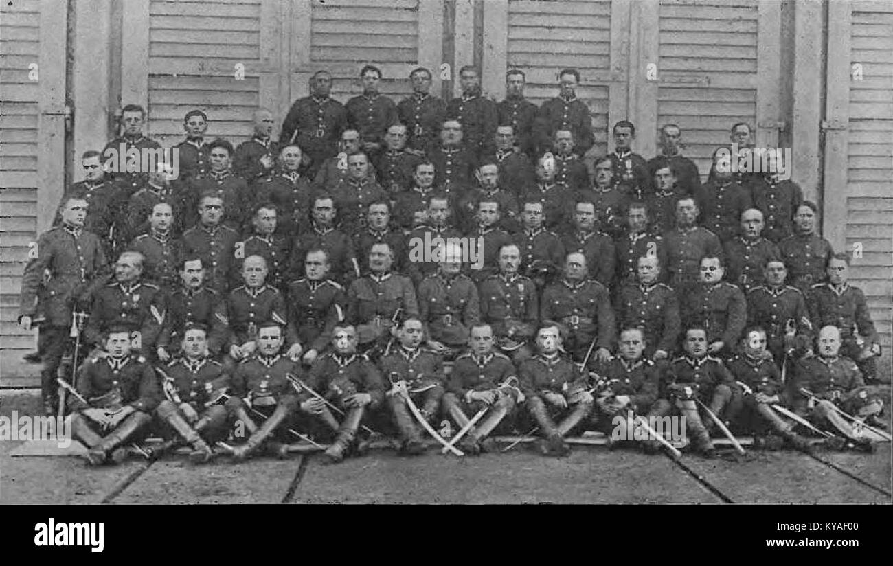 This photograph shows non-commissioned officers of the 5PAP regiment in ...