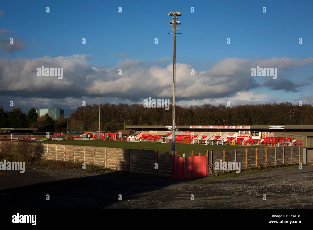 Wincham Park, home of Witton Albion, pictured before their Northern ...