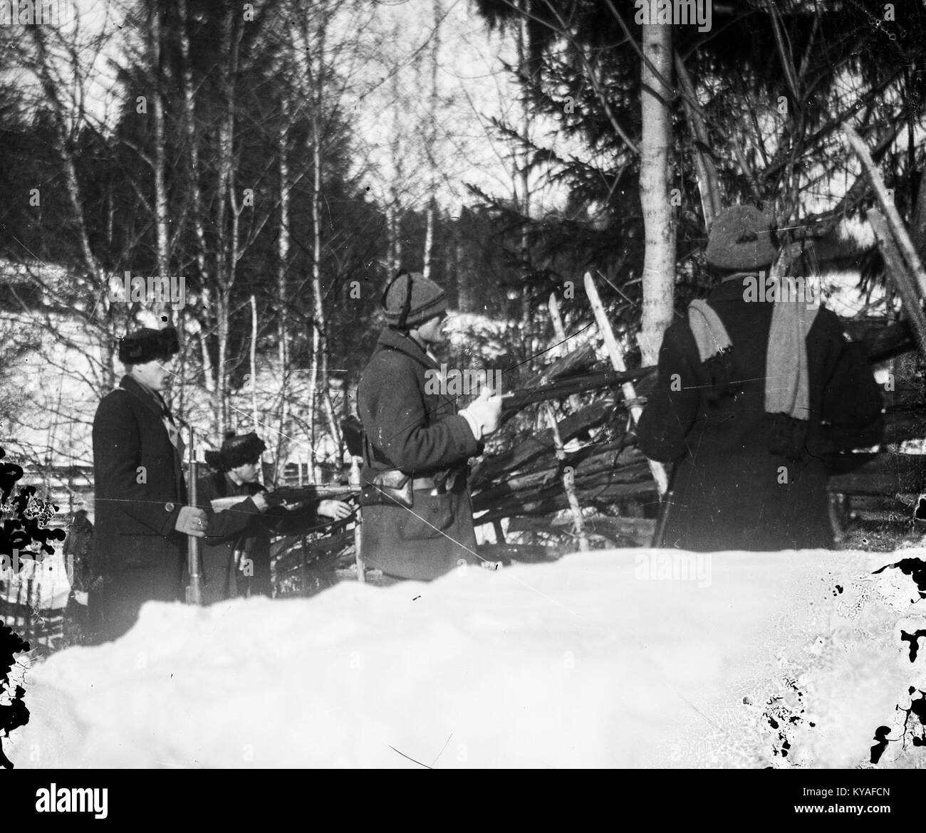This image shows the Punakaartin shooting chain in Ruovesi, Finland ...