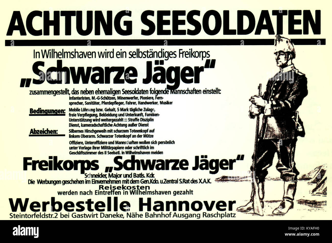 Freikorps poster hi-res stock photography and images - Alamy