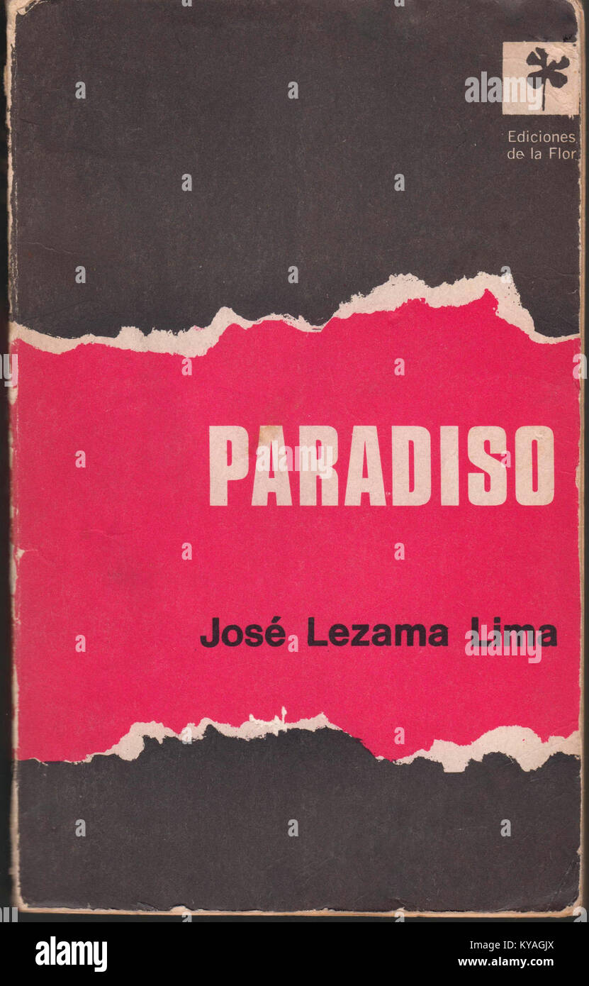 Portada de Paradiso - José Lezama Lima - Ediciones de la Flor - 1968 ...