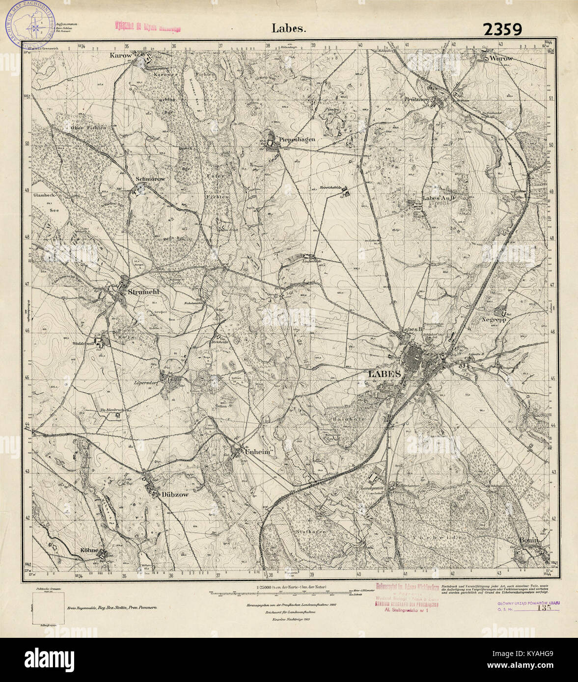 Map poland 1920s hi-res stock photography and images - Alamy
