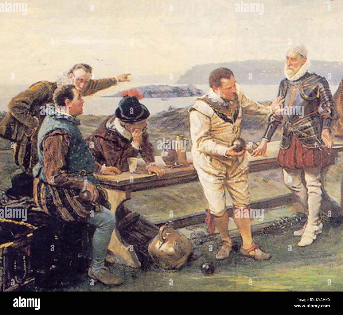 English sailors 16th century hi-res stock photography and images - Alamy
