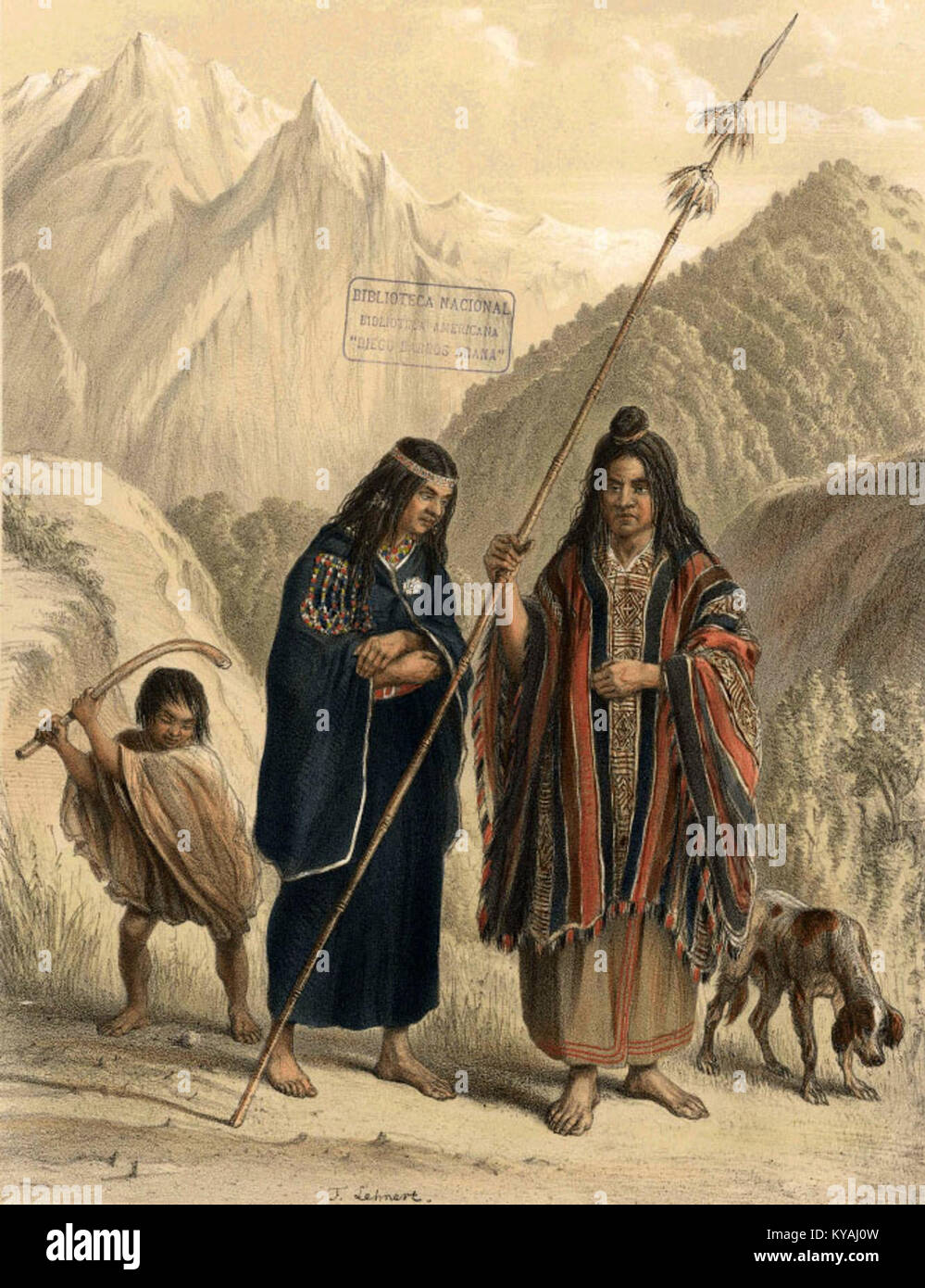 Chile indigenous map hi-res stock photography and images - Alamy