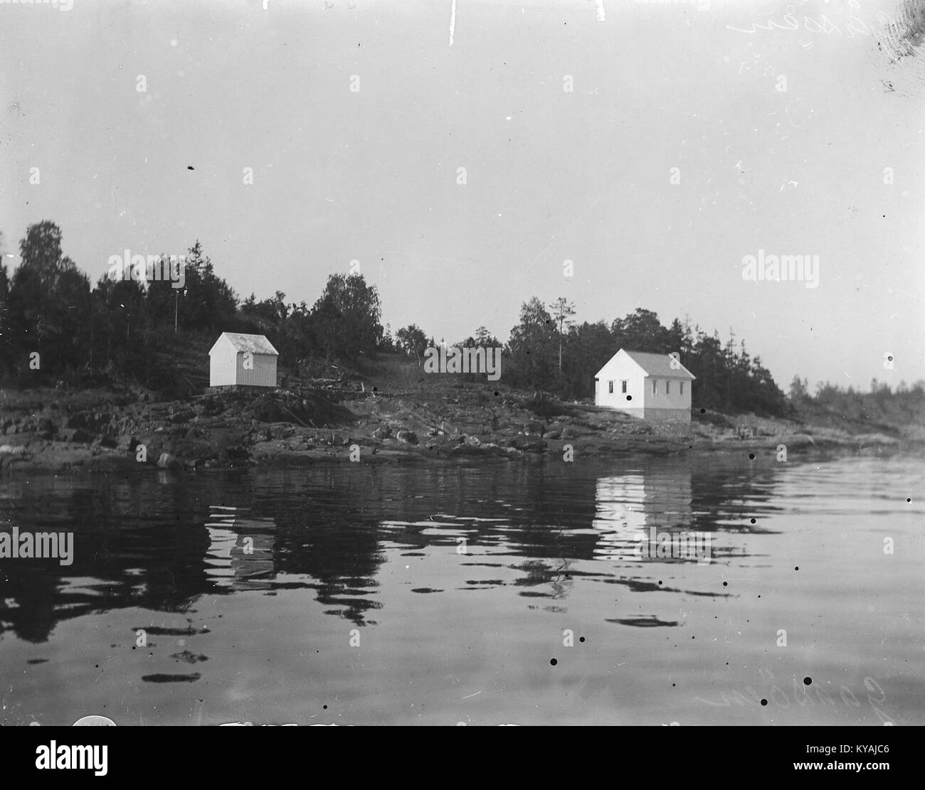 The image shows the Tåkesignal, a historical fog signal system. This ...