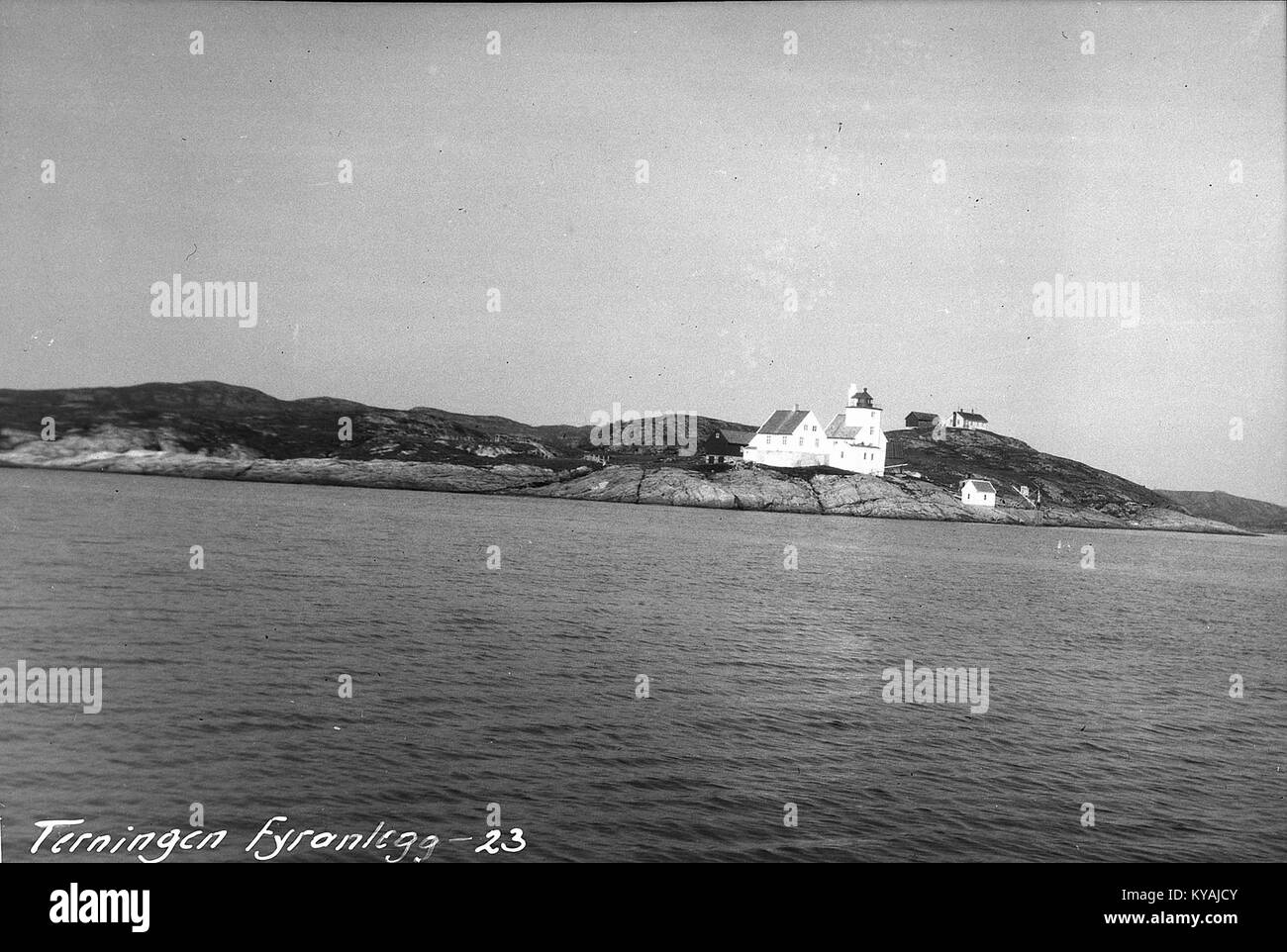 Terningen on Hitra Island in Sør-Trøndelag, Norway, showing a natural ...