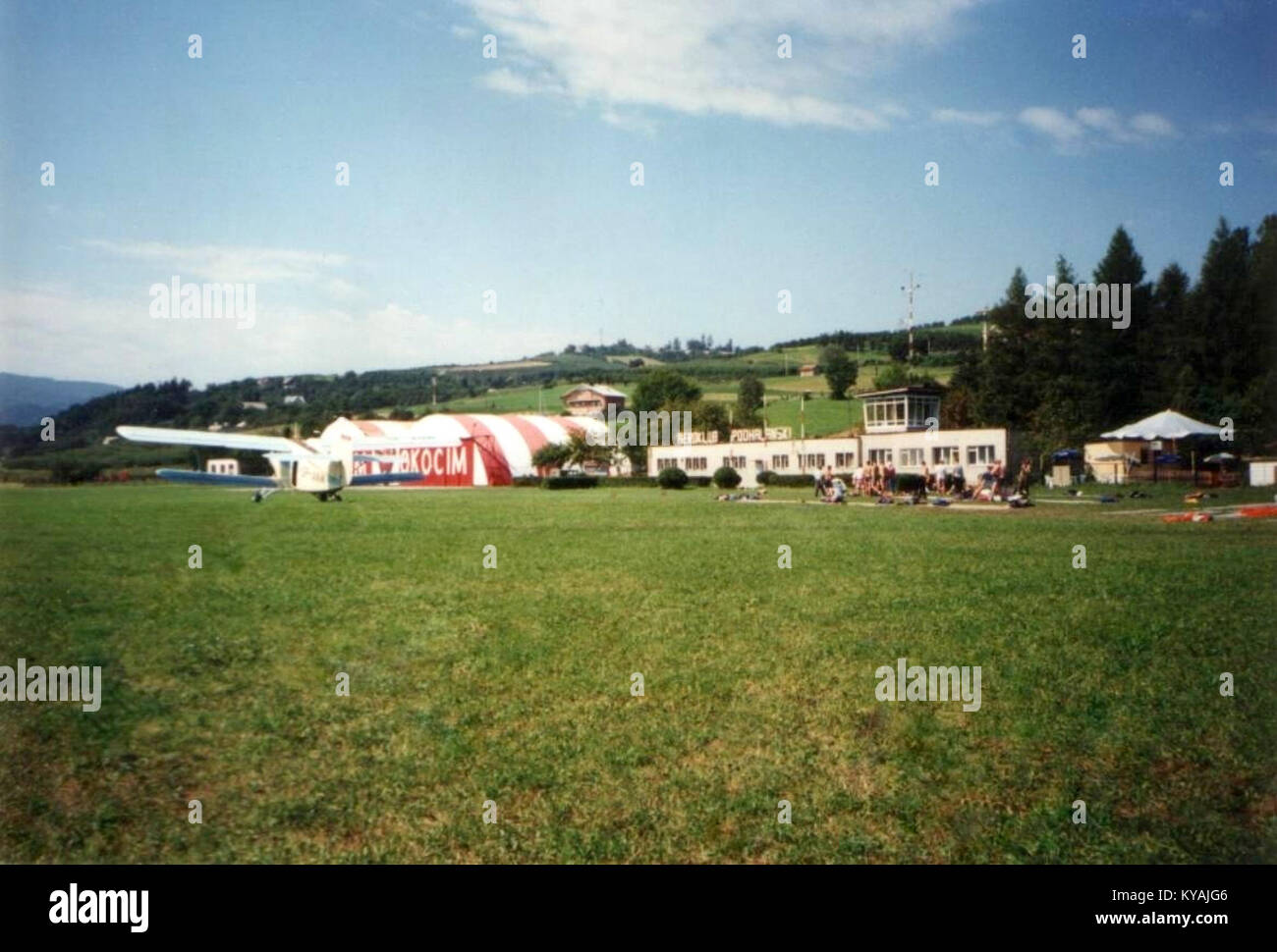 This photograph captures a scene from a summer camp in Łososina Dolna ...