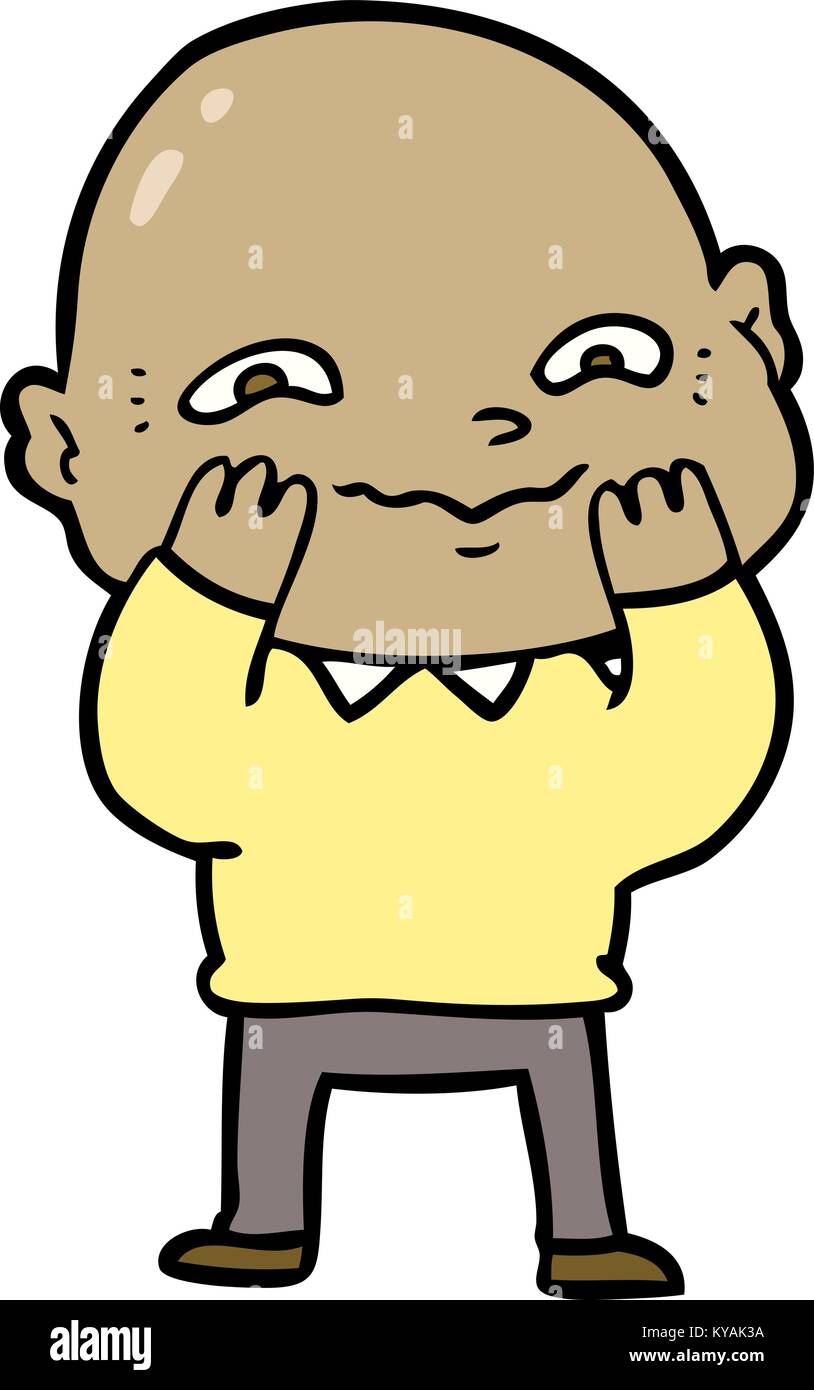 cartoon nervous man Stock Vector Image & Art - Alamy