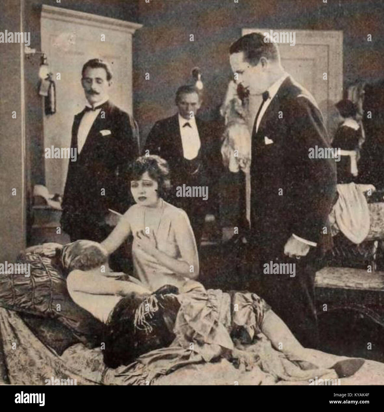 Still or poster from the 1920 silent film 'The Broadway Bubble', a ...