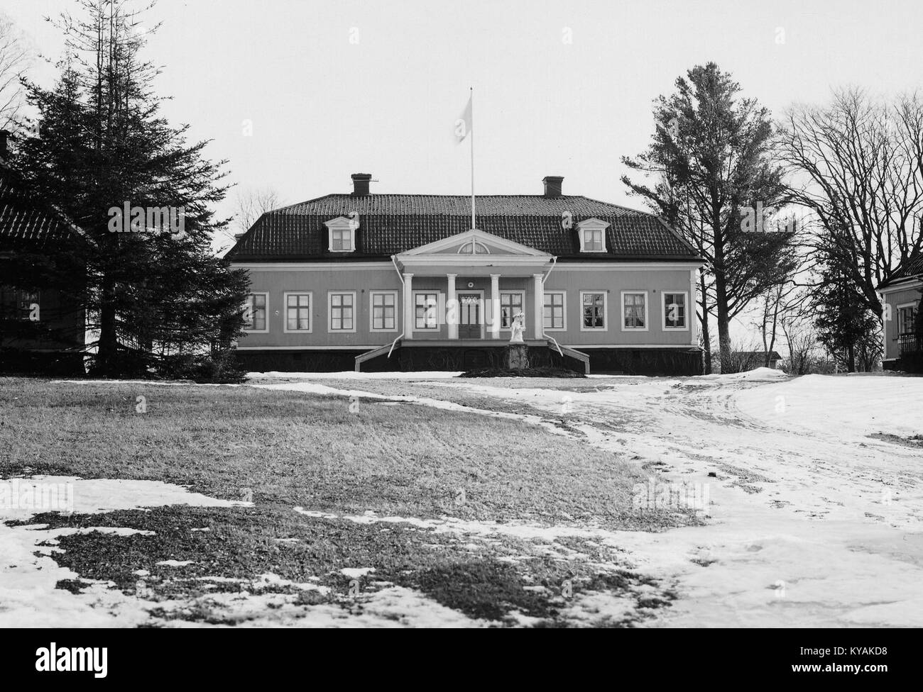 Norsborgs herrgård is a manor house located in Sweden, photographed in ...