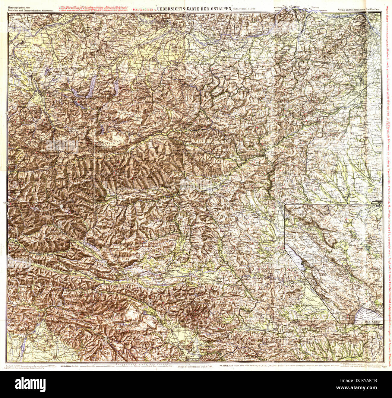 Europe mountain ranges map hi-res stock photography and images - Alamy