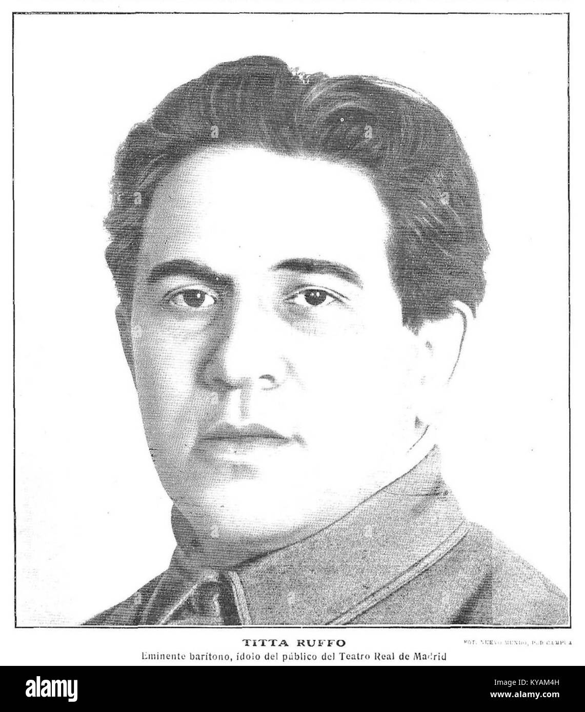 Titta Ruffo, de Campúa, Nuevo Mundo, 13-01-1910 Stock Photo - Alamy