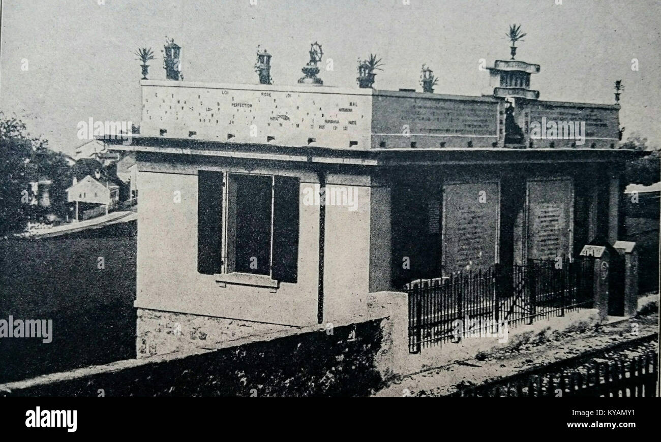 The first Buddhist temple in Europe, constructed around 1913, marks a ...