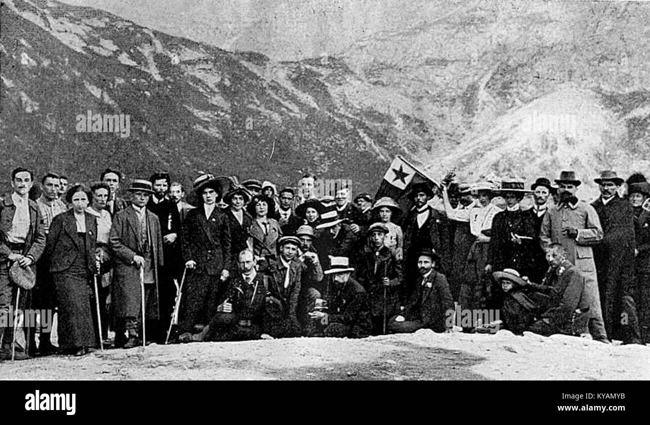 UK 1912 ekskurso 1 Stock Photo - Alamy