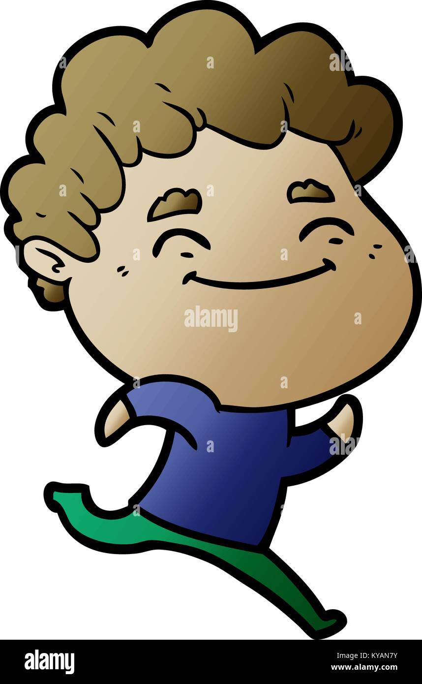 cartoon friendly man Stock Vector Image & Art - Alamy
