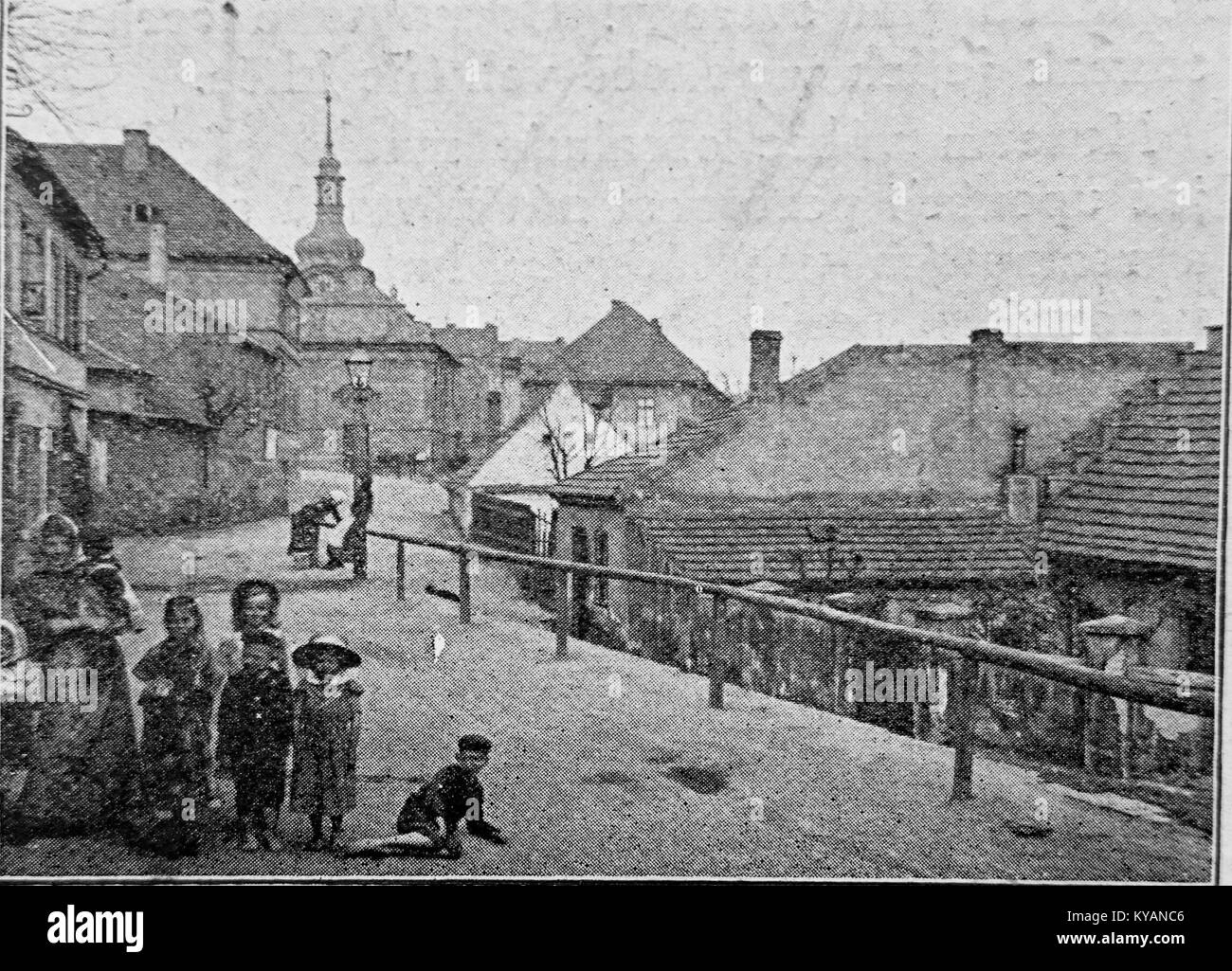 'From the Old Vrsovice' refers to a historical view of the Vrsovice ...