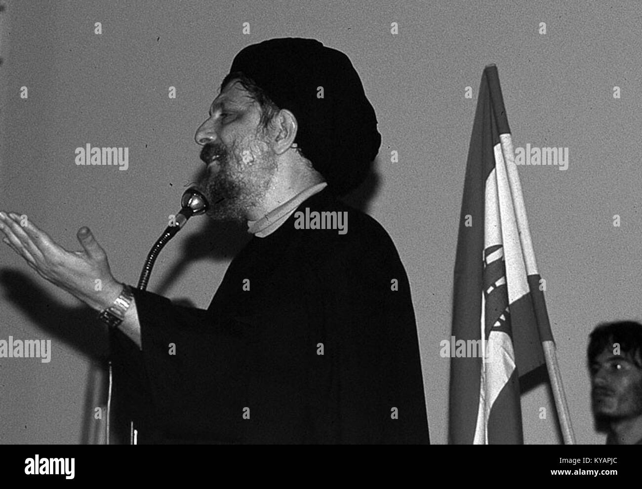 Imam Musa Sadr delivered a significant speech in Beirut at the ceremony ...