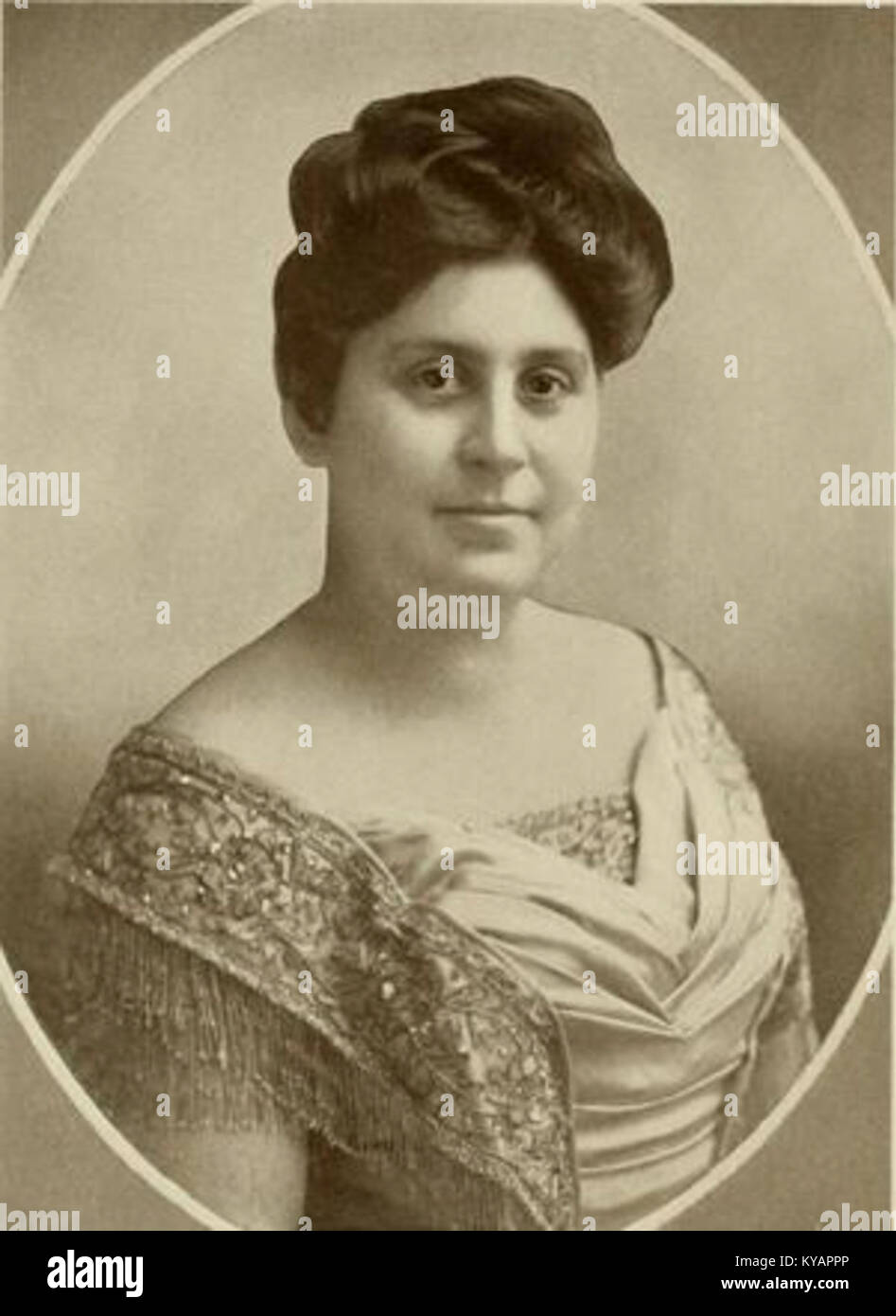A photograph of Sadie Kuttner Epstein, taken by Rosch, documenting her ...