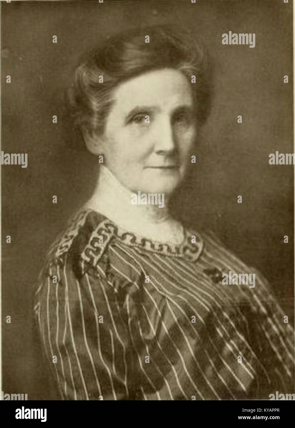 A photograph of Mary Fisher, captured by Kajiwara, showcasing a ...