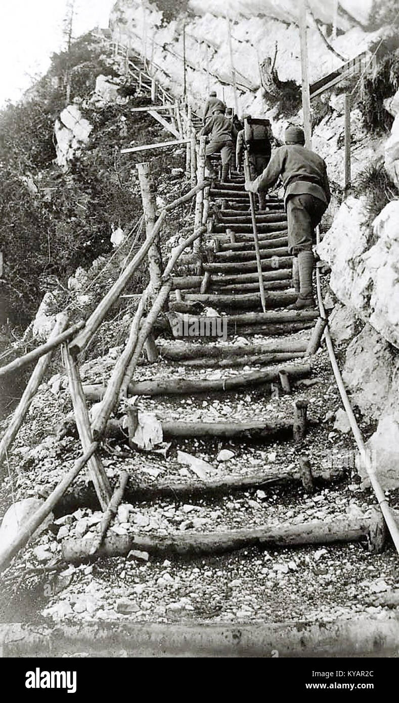 This image depicts the position of the 17th Infantry Regiment on Monte ...