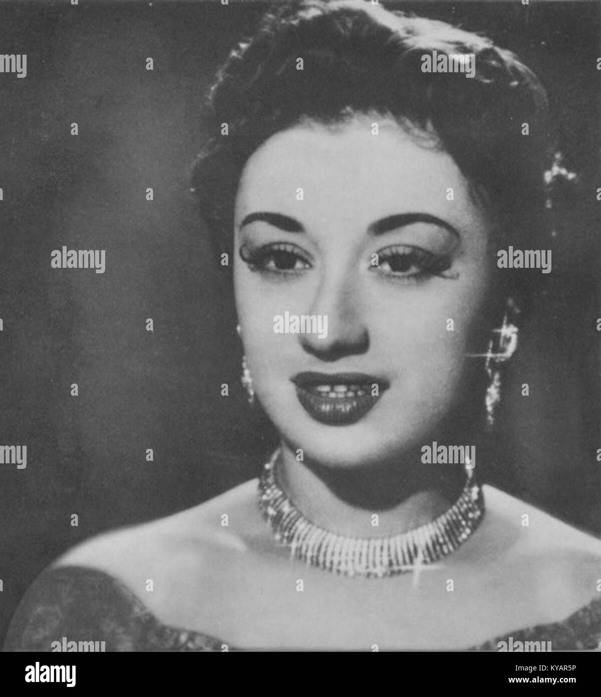 Najah Salam (Nagah Salem) - 1959 Stock Photo - Alamy