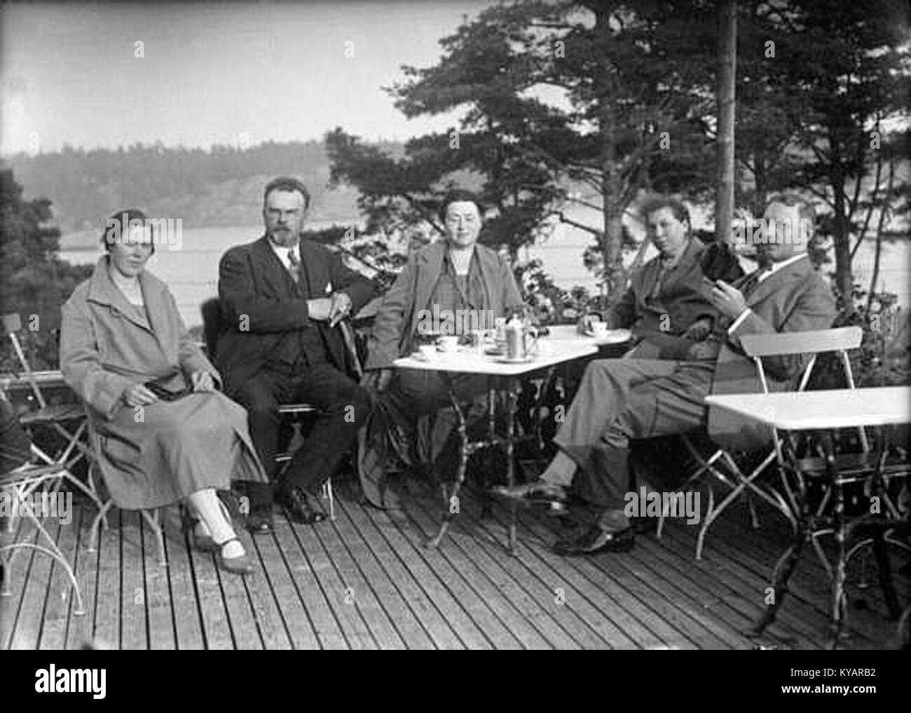 A terrace at a Strand restaurant, featuring outdoor dining with views ...