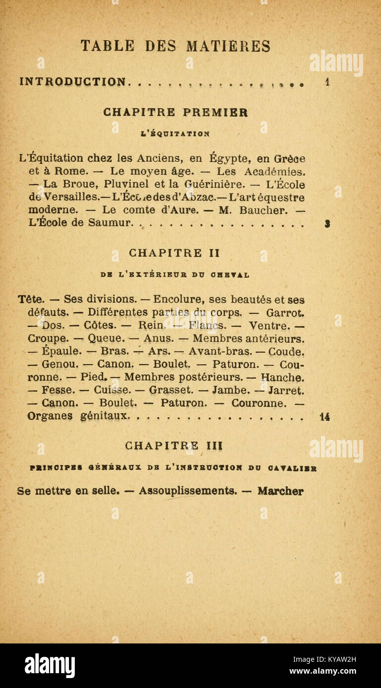 This page from the 'Manuel pratique d'équitation' provides practical ...