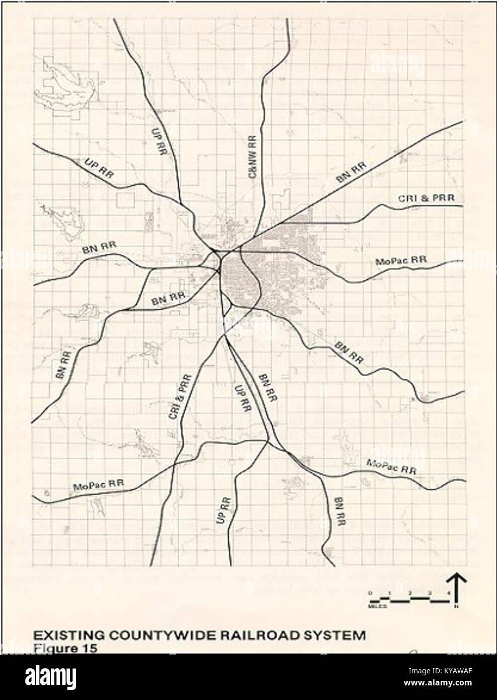 Railroad and county map hi-res stock photography and images - Alamy