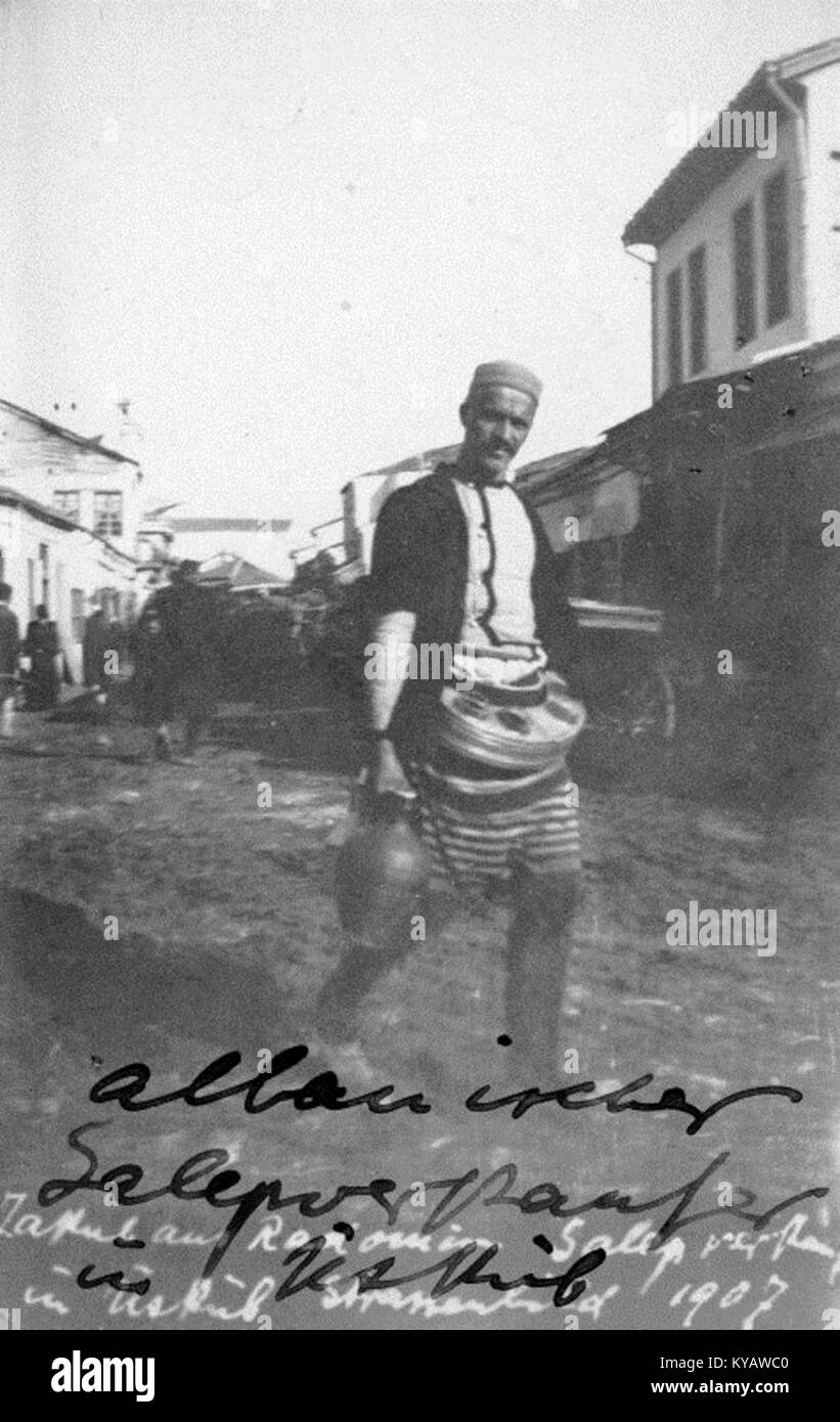 Photograph of traditional Albanian salepi in Skopje, Macedonia ...