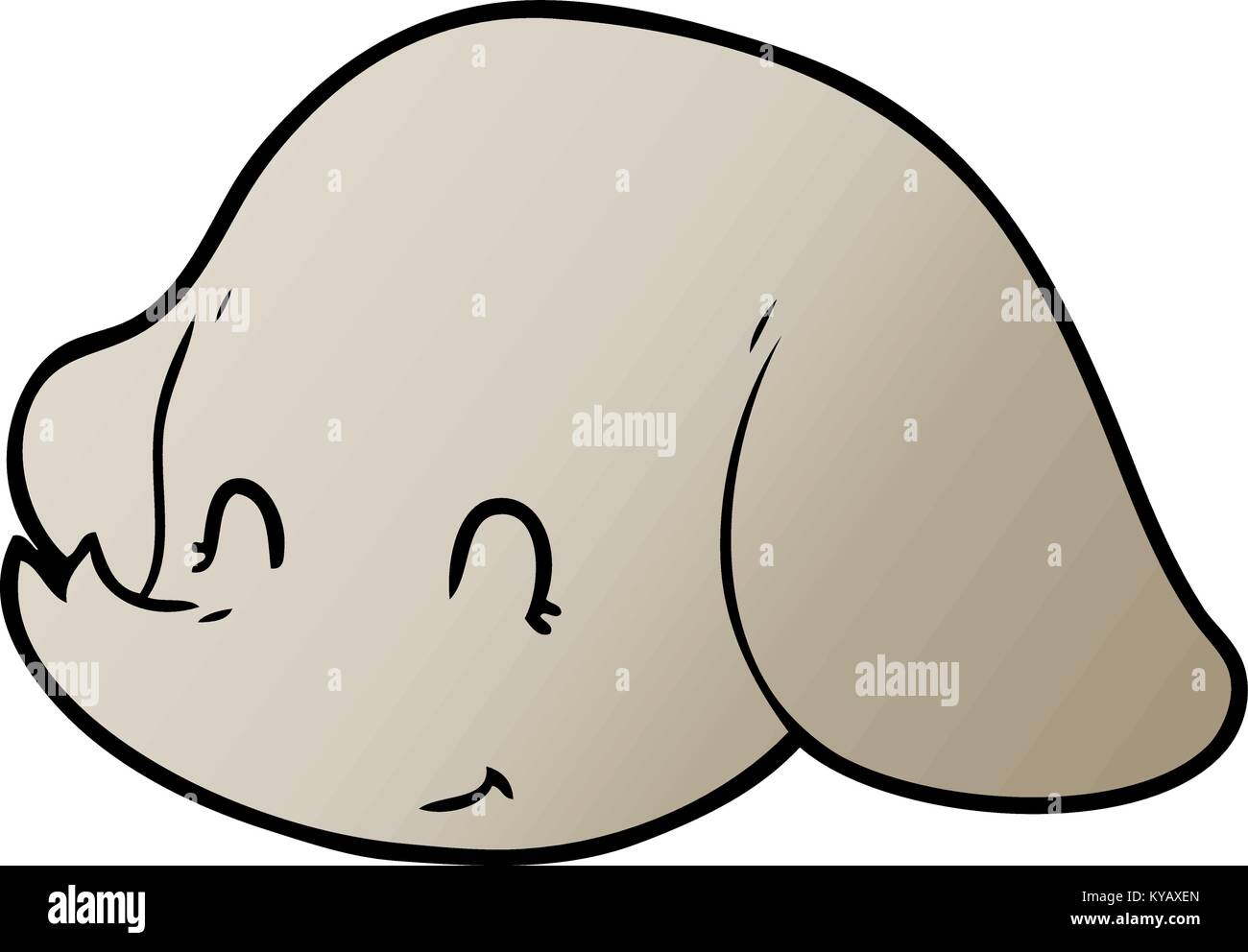 cartoon elephant face Stock Vector Image & Art - Alamy