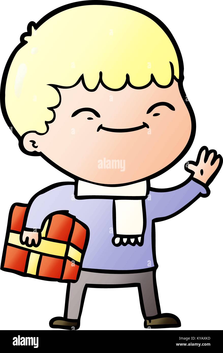 cartoon happy boy Stock Vector Image & Art - Alamy