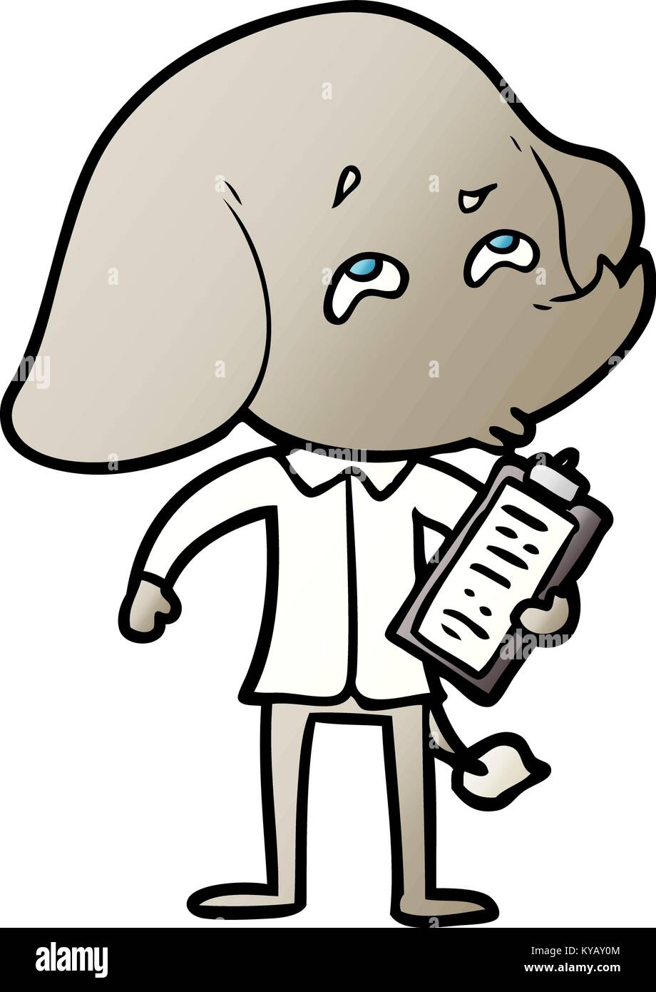 cartoon elephant remembering Stock Vector Image & Art - Alamy