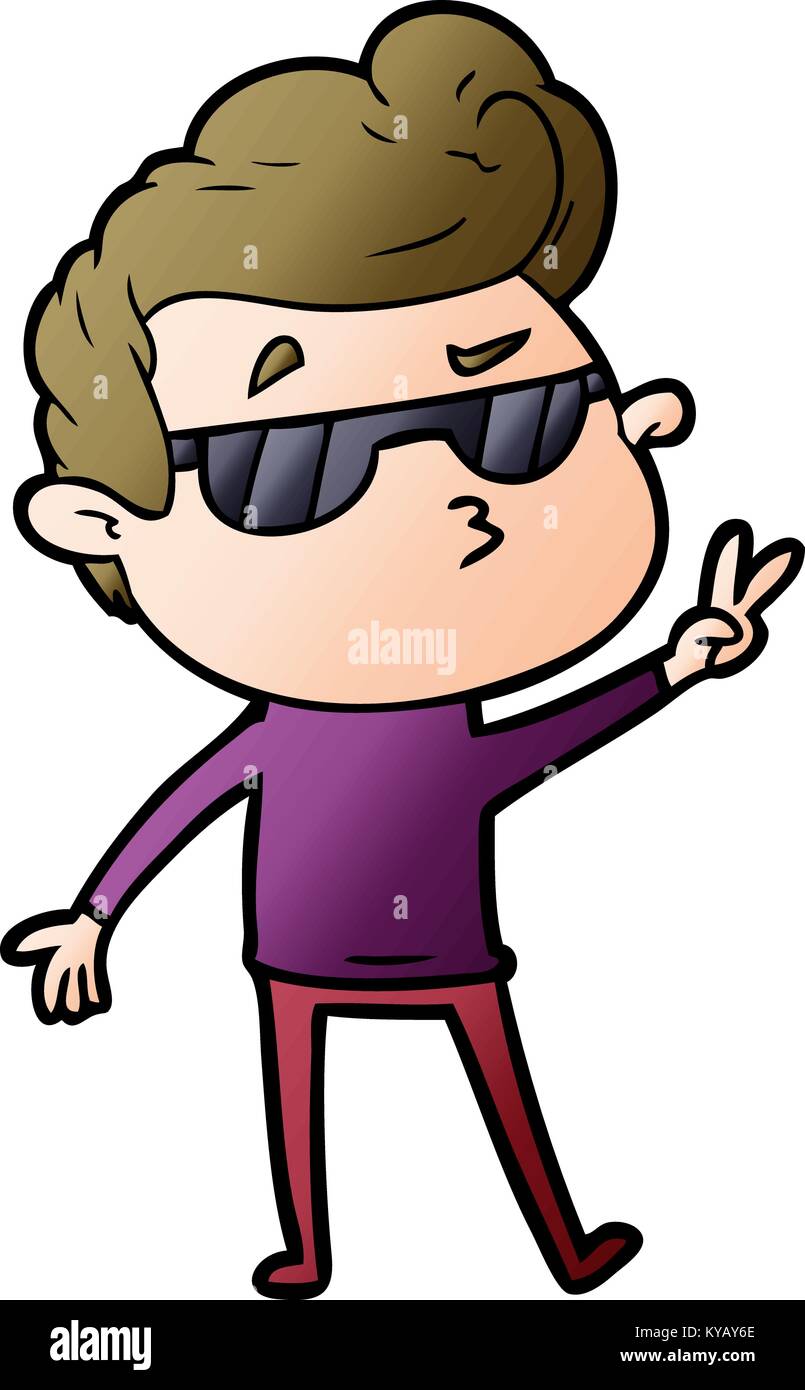 cartoon cool guy Stock Vector Image & Art - Alamy