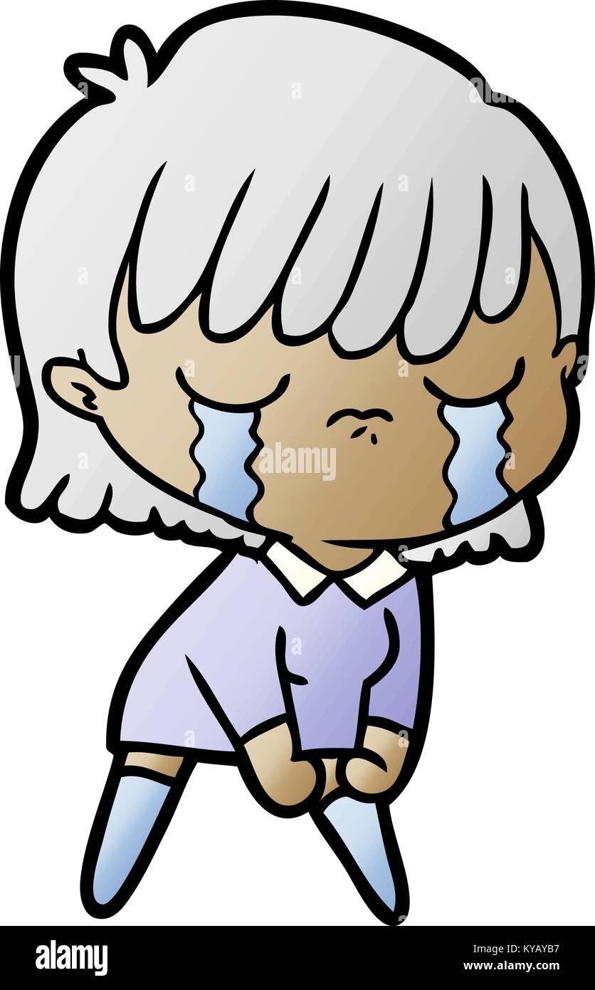 cartoon woman crying Stock Vector Image & Art - Alamy