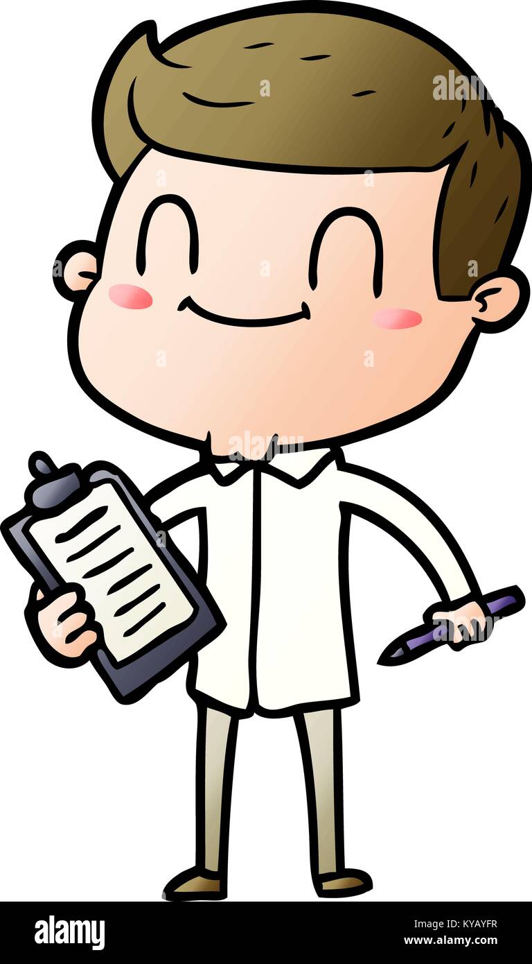 cartoon friendly man Stock Vector Image & Art - Alamy