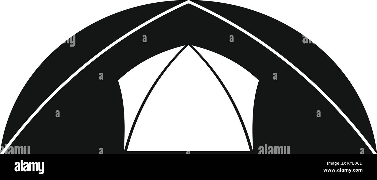 Dome tent for camping icon. Simple illustration of dome tent for ...