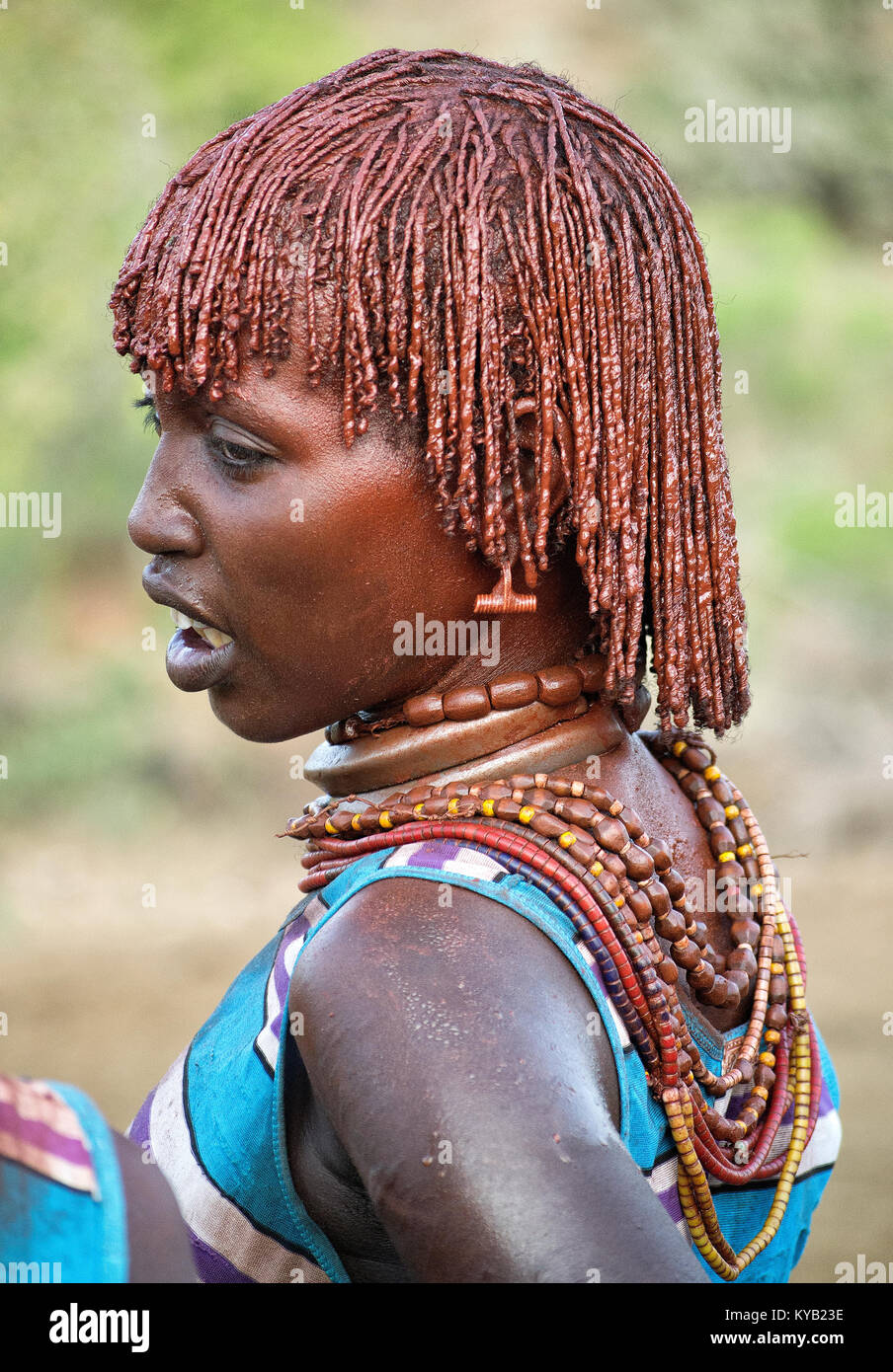 Hamer tribe - Women dancing during "bull jump": the most important ...