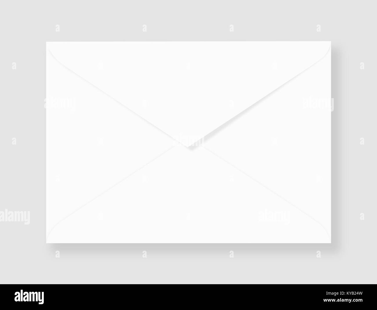 Postage and packing service - Envelope. Isolated on a gray background ...