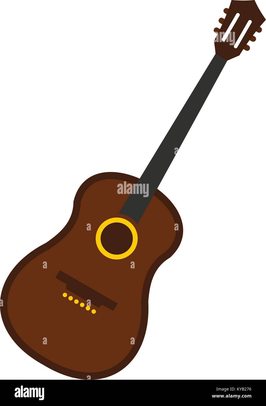 Charango, music instrument icon flat isolated on white background vector illustration Stock ...