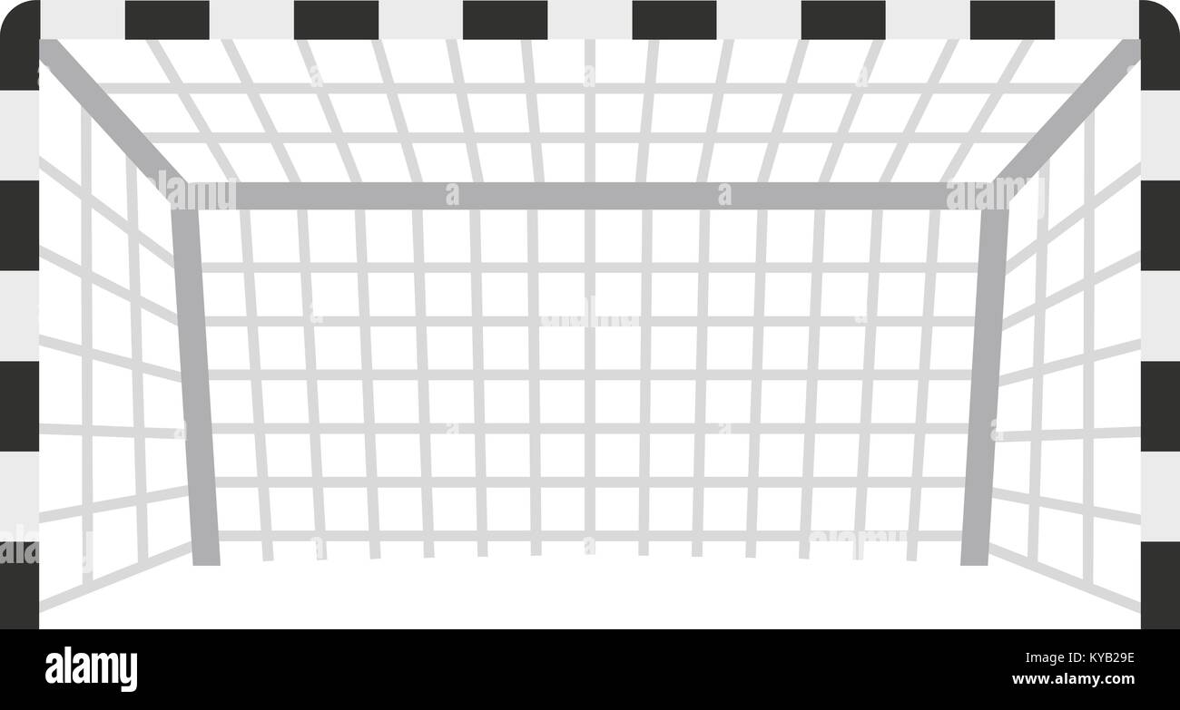 Football or soccer gate icon flat isolated on white background vector ...