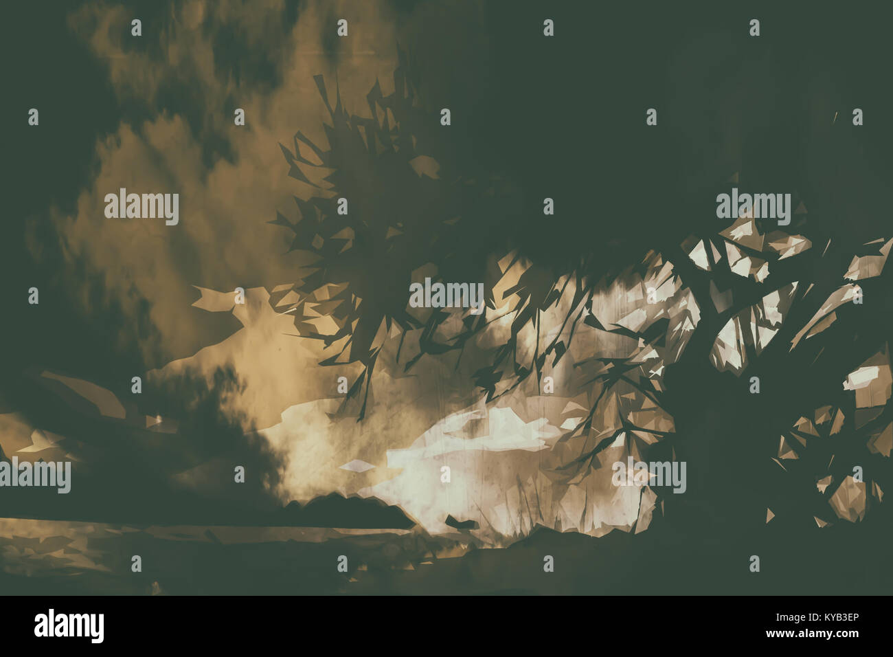 Abstract art grunge tree background Stock Photo - Alamy