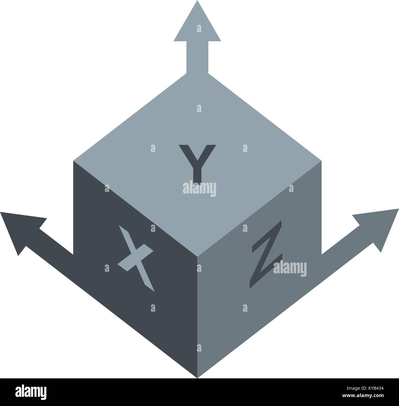 Area or size dimension icon flat isolated on white background vector ...