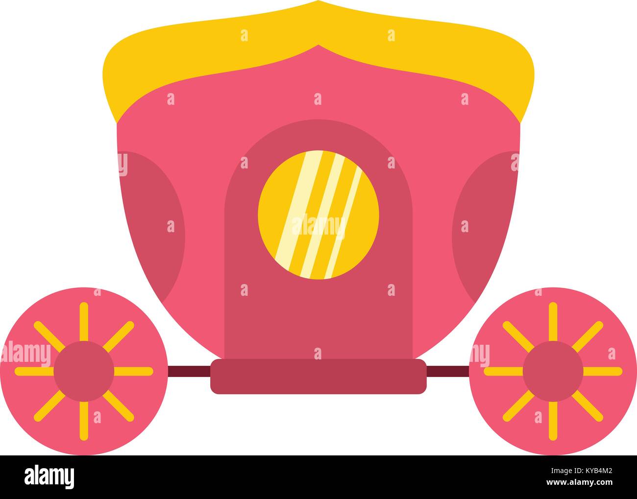 Brougham icon flat isolated on white background vector illustration ...
