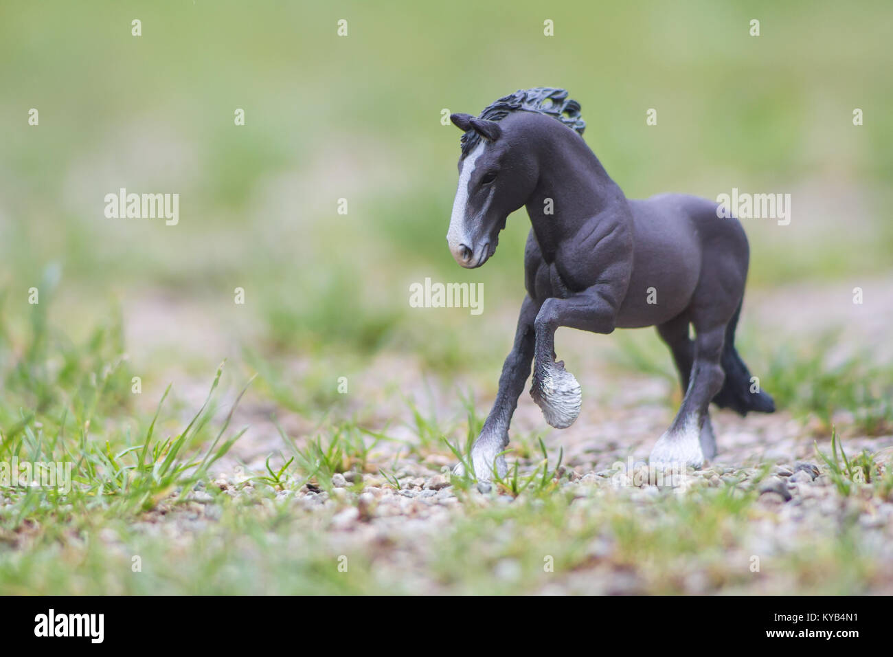 Children's toys, Schleich model horses Stock Photo - Alamy