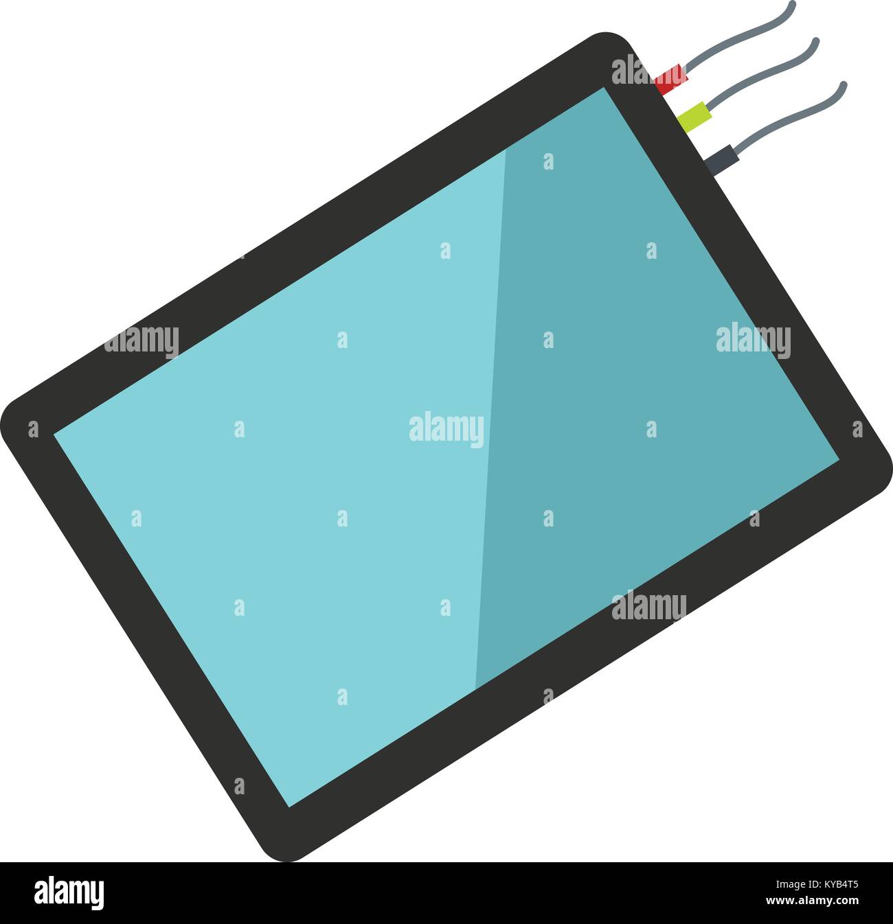 One phone icon flat isolated on white background vector illustration ...